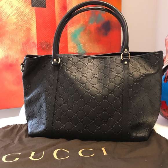 Gucci | Bags | Gucci Black Handbag | Poshmark